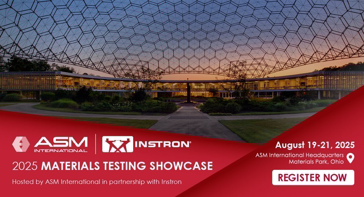 ASM Materials Testing Showcase Registration